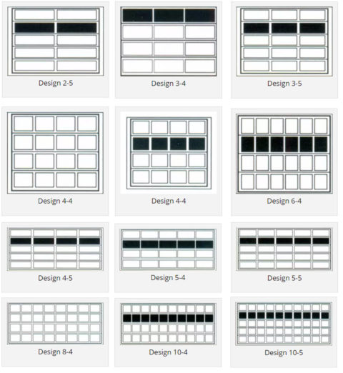 Clopay Recessed Panel Wood Omaha Door & Window