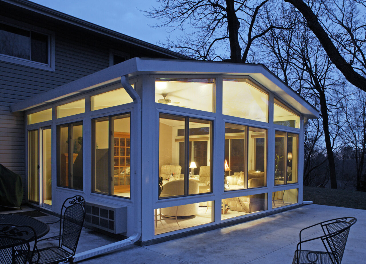 NWI Innovative Spaces 4-Season Sunroom Omaha Door & Window